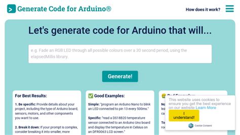 arduino code generator 🤖 futureen