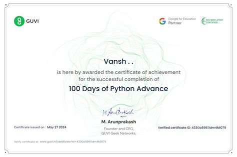 vansh latiyan on linkedin python codingjourney guvi learningneverstops