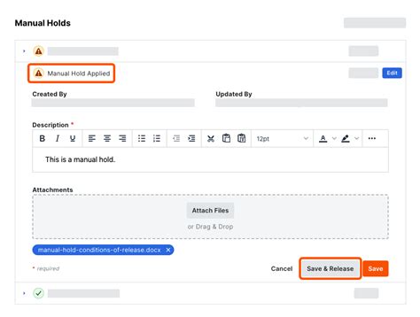 Edit A Manual Hold On An Invoice Procore
