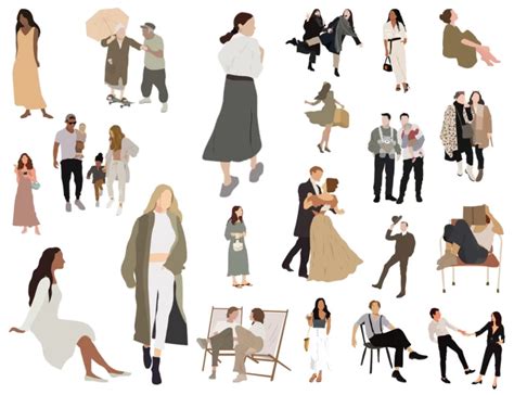 دانلود فیگورهای گرافیکی جذاب برای فتوشاپ، ایلاستریتور و پاورپوینت گروه شهرسازی و معماری فیدار