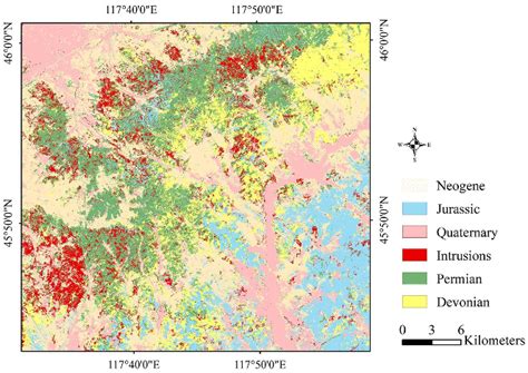 Figure 1 From Geological Mapping Via Convolutional Neural Network Based