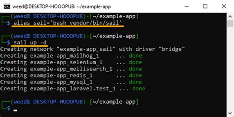 how to run laravel 8 using docker in windows for beginners
