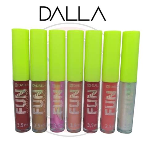 Kit 7 Gloss Labial Girls Just Wanna Have Fun Dalla