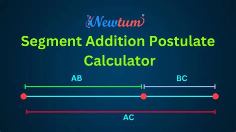 Efficiently Learn And Calculate With Our Segment Addition Postulate Calculator