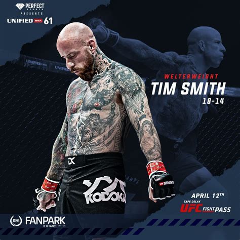 Unified Edmonton Mma Og Tim Shady Smith Steps Into The Unifiedmma Cage For The 16th Time On