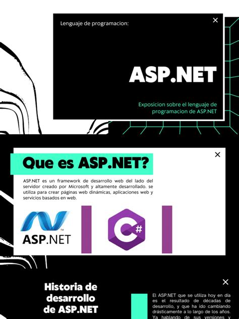 Exposicion Pdf Net Framework Páginas Del Servidor Activo