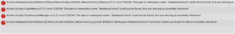 Compile Errors For Database Issue 16 Brackeys MultiplayerFPS