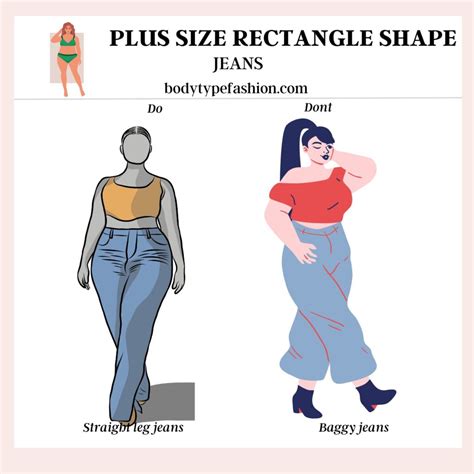 How To Dress Plus Size Rectangle Shape Fashion For Your Body Type