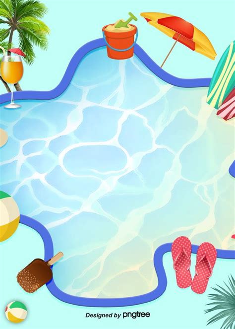 여름 종이 컷 상쾌한 해변 배경 배경 화면 및 일러스트 무료 다운로드 Pngtree Creative
