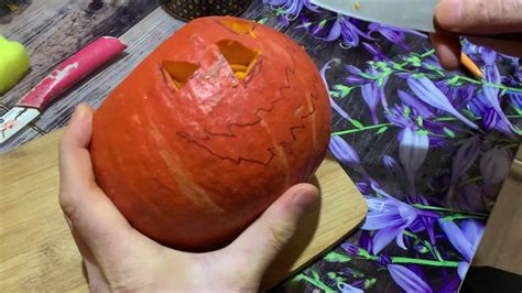 Как сделать тыкву для Хэллоуина Youtube