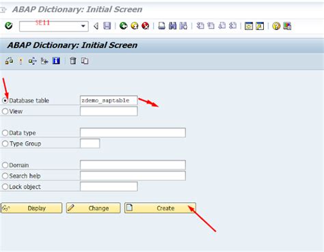 Step By Step Tutorial On Creating Table In SAP ABAP