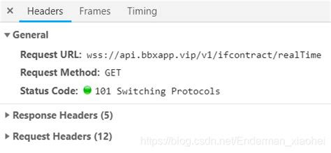 Python爬取websocket数据 初尝试python获取当前页面的websocket Csdn博客