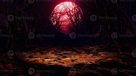 3d Illustration Background For Advertising And Wallpaper In Scary And