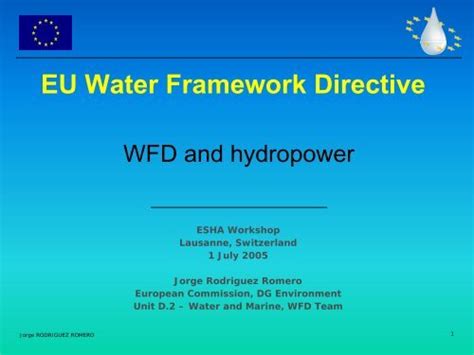 water framework directive