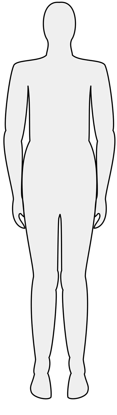 Clipart Male Body Silhouette