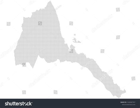 Eritrea Dots Map Editable Map Vector Stock Vector Royalty Free 1928387357 Shutterstock