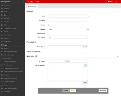 Creating An Ssh Server — Fudo Pam 44 System Documentation