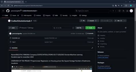 Yamuna Raguthu On Linkedin I Have Completed My Task 1 Given By Codtech It Solutions