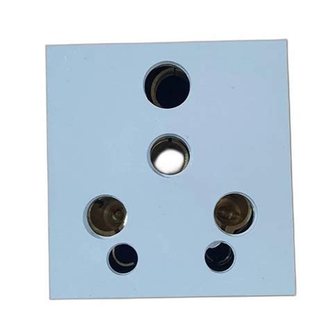 16a White 6 Pin Polycarbonate Electrical Socket 240v At Rs 38 50 Piece In New Delhi