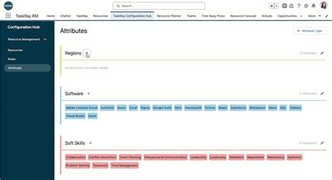 Manage Attributes Taskray
