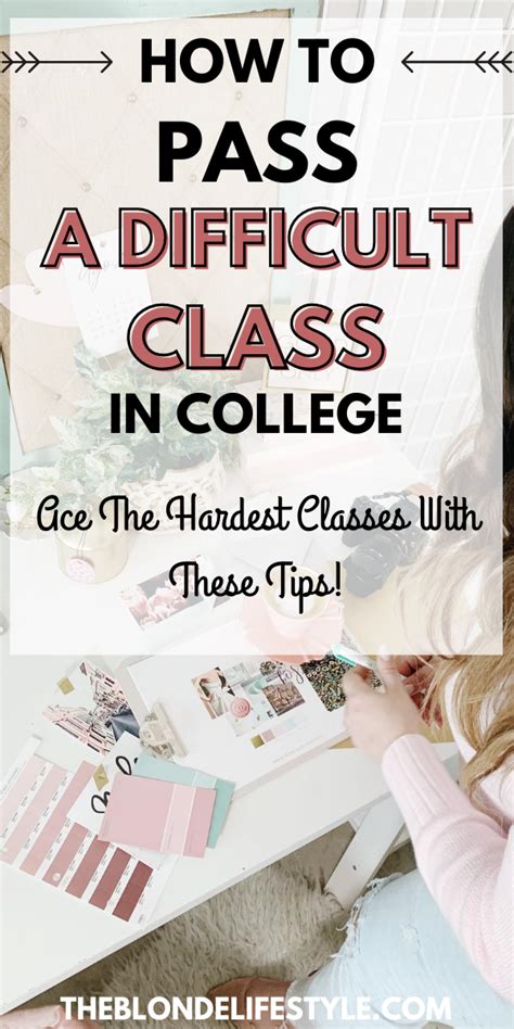 How To Pass A Difficult College Class Artofit