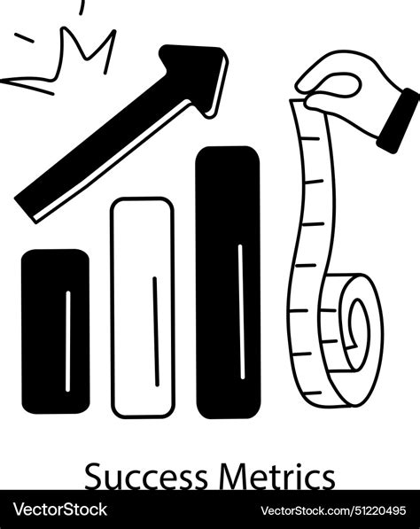 Success Metrics Royalty Free Vector Image Vectorstock