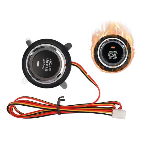 Car Keyless Entry Engine Start Alarm System Push Button Remote Starter Stop Kit Ebay