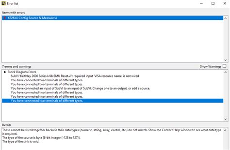 Solved How Can I Fix The Dashed Lines In The Block Diagram Ni Community
