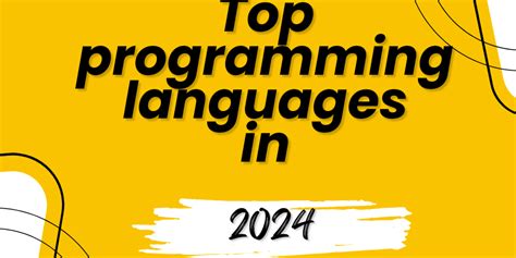 Navigating The Coding Landscape Top Programming Languages In 2024