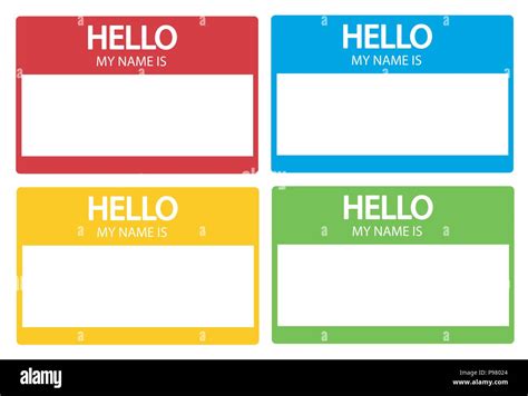 Hello My Name Is Stock Photos Hello My Name Is Stock Images Alamy