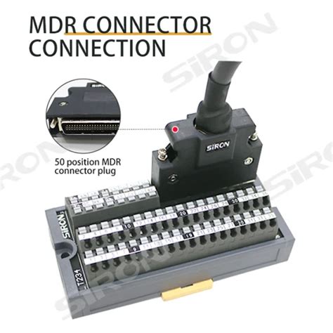 Siron T234 Terminal Block For Mdr Connector Spring Terminal Block Terminal Block And Terminal