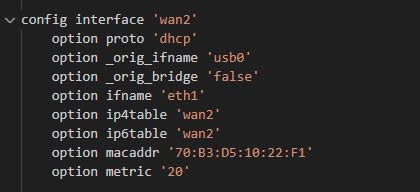 Internet Connection Priority Change For Developers OpenWrt Forum