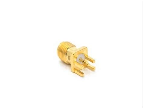 Rf Connector Sma Female Pcb Mount Dc Ghz Contact Material Brass At Rs Piece In Bhopal