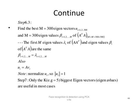 Ppt Face Recognition And Detection Using Principal Component Analysis
