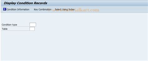 ML SAP Tcode Display Vendor Conditions