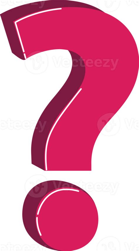 Pink Question Mark Flat Icon Png 19841348 Png