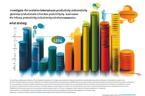 Correlation Between Employee Productivity And Company Growth Premium Ai Generated Image