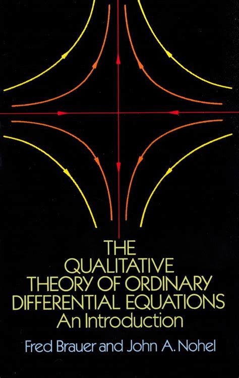 The Qualitative Theory Of Ordinary Differential Equations Differential Equations Equations
