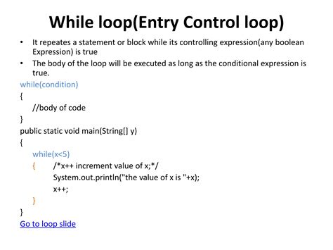 Control Flow Statements In Java Pptx Programming Languages Computing