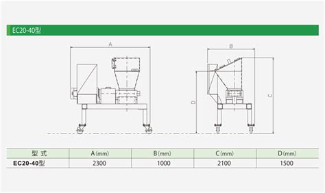 파쇄기 2축 파쇄기 Ec20 40형 계측기 및 자동화 제어기기 네오닉스시스템