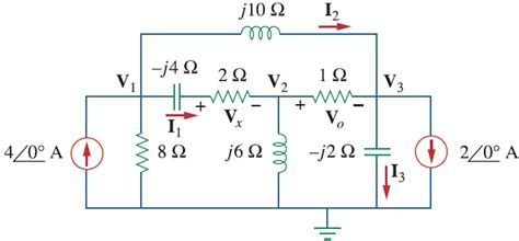 Solved Using The Node Analysis Technique Determine I1 I2