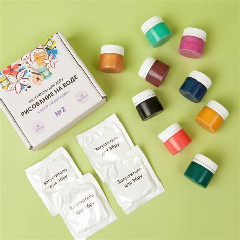 НАБОР РАСХОДНИКОВ ЭБРУ КРАСКИ И ЗАГУСТИТЕЛЬ "Фантазия" №2 - купить с ...