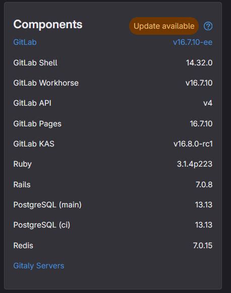 Gitlab Upgrade From V16710 To V161110 Fails How To Use Gitlab Gitlab Forum