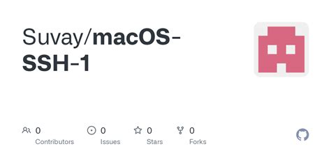 Github Suvay Macos Ssh 1