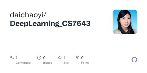 GitHub Daichaoyi DeepLearning CS7643