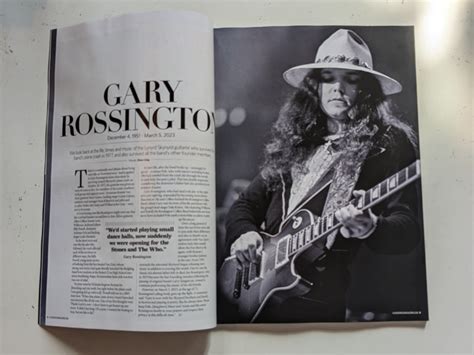 classic rock magazine issue 313 may 2023 gary rossington lynyrd skyn yourcelebritymagazines