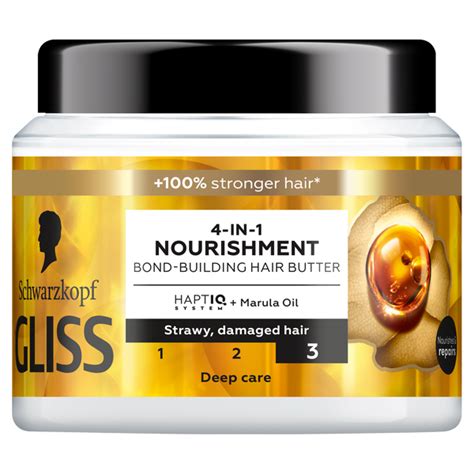 Gliss 4 In 1 Nourishment Bond Building Hair Mask Odżywcza Maska Do Włosów Cena Opinie