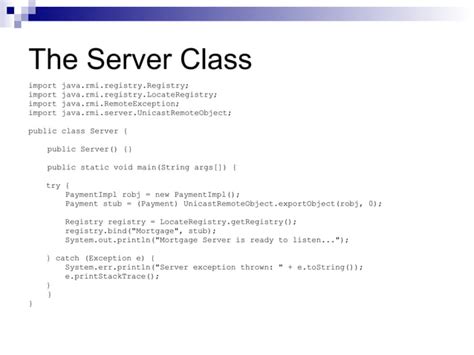 Remote Method Invocation Ppt