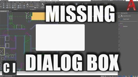 Autocad Tutorial How To Fix Missing Dialog Boxes Opensaveas Etc 2 Minute Tuesday Cad