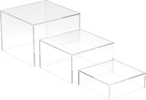 Small Clear Acrylic Cubes For Display Plastic Boxes For Vendor Events Plexiglass